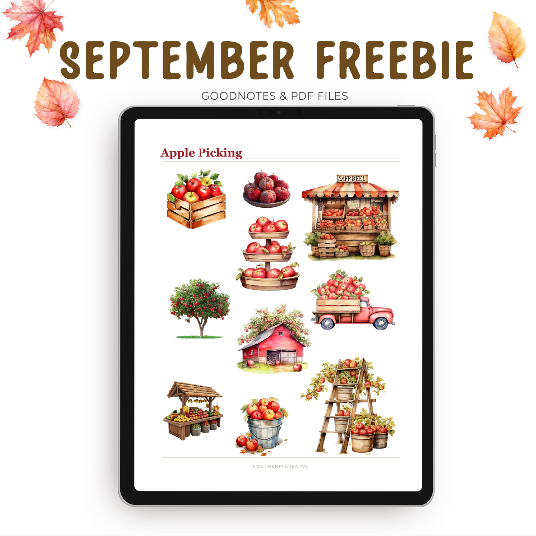 September Planner Freebies – Five Twenty Creative