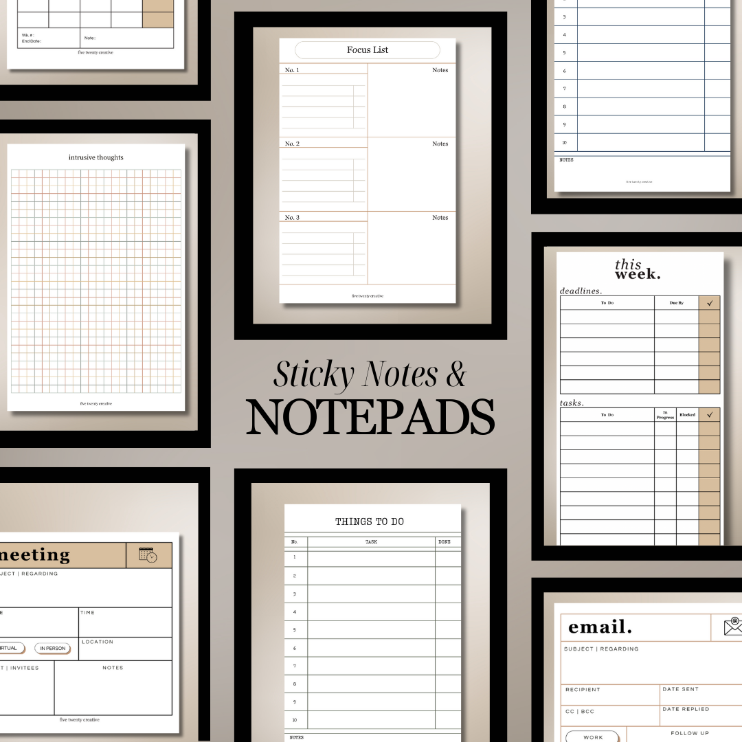 Notepads – Five Twenty Creative